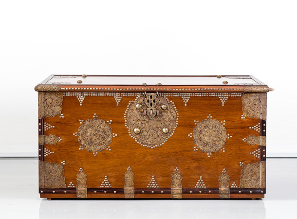 Antique British Colonial Coffee Table with Marble Top - The Past ...