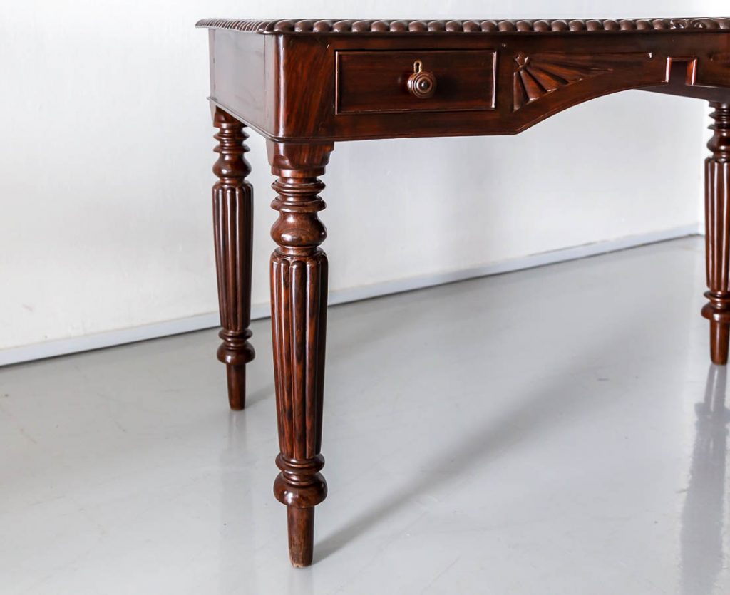 British Colonial Rosewood Writing Desk - The Past Perfect Collection