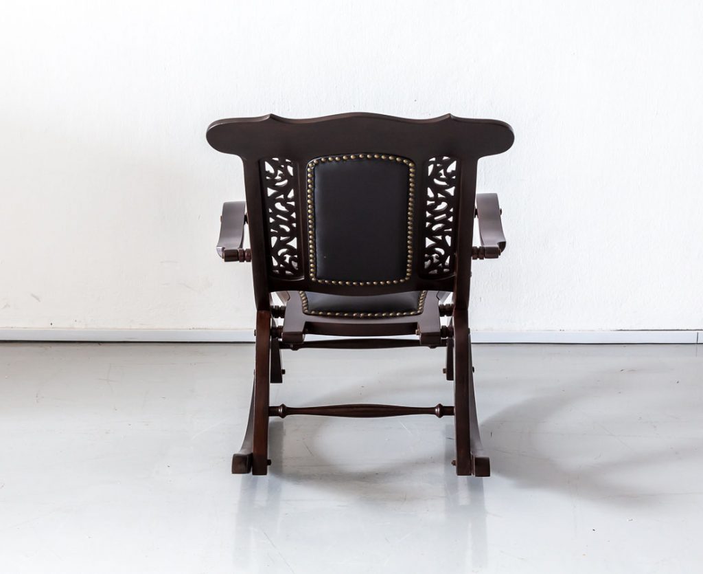British Colonial Foldable Rocking Chair - The Past Perfect Collection