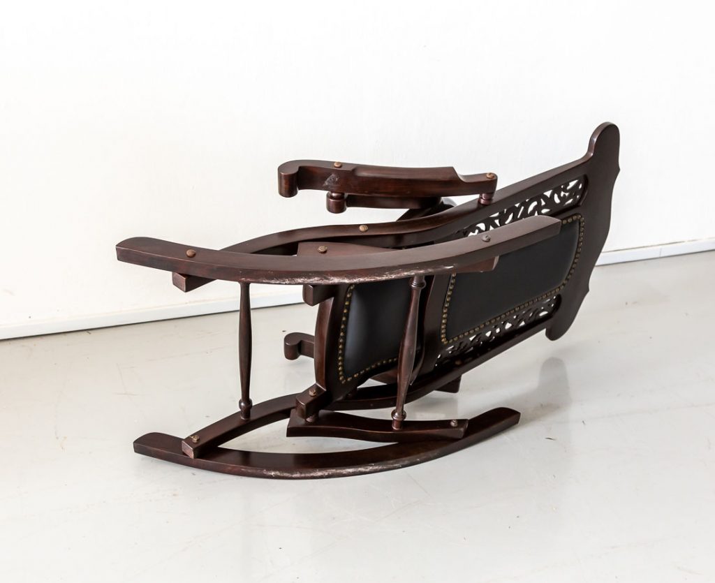 British Colonial Foldable Rocking Chair - The Past Perfect Collection
