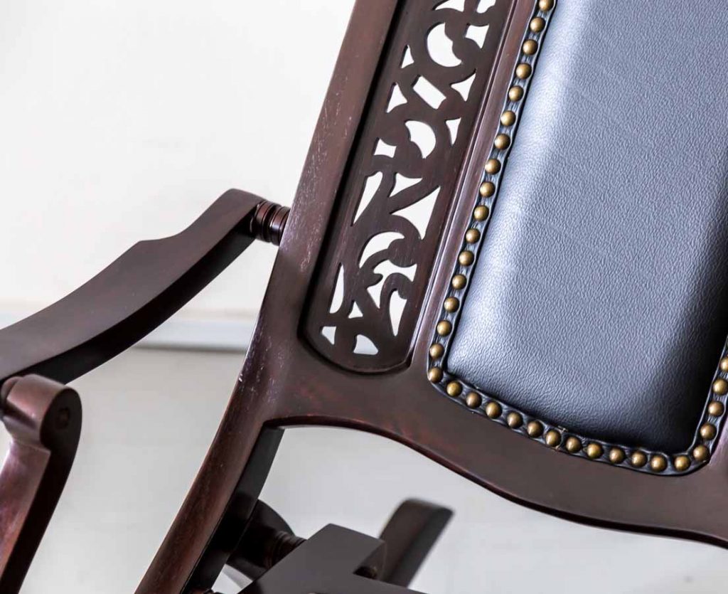 British Colonial Foldable Rocking Chair - The Past Perfect Collection