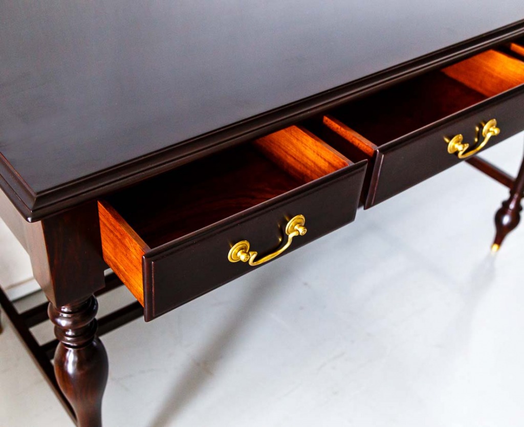 British Colonial Rosewood Console Table - The Past Perfect Collection