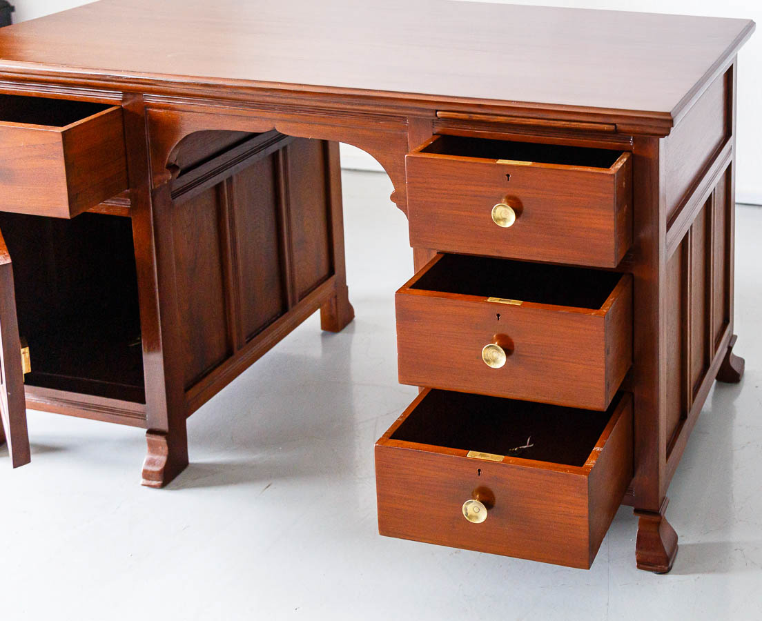 Antique British Colonial Writing Desk- The Past Perfect Collection