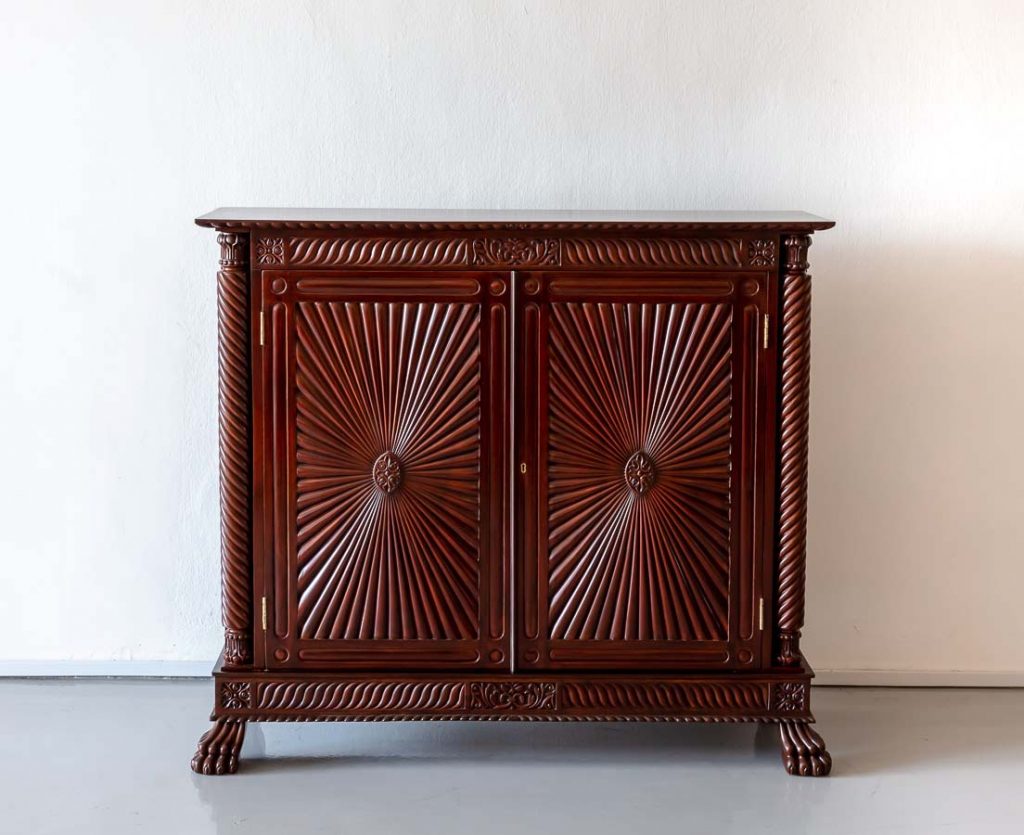 British Colonial Mahogany Sideboard - The Past Perfect Collection