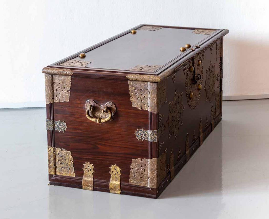 Antique Rosewood Arab Chest - The Past Perfect Collection