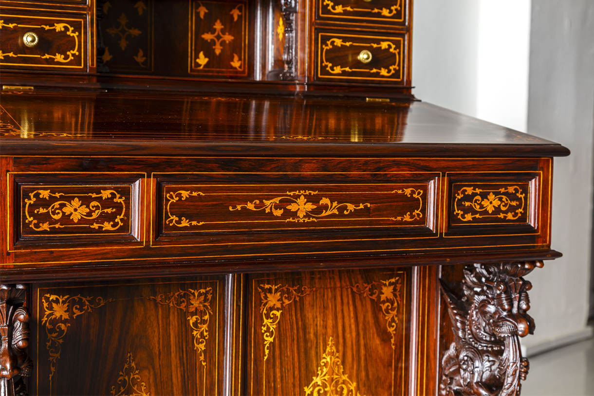 Inlay Furniture from Colonial Era India - The Past Perfect Collection