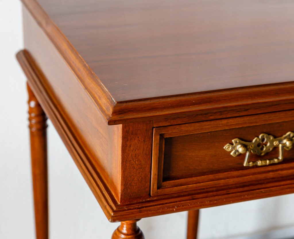 British Colonial Teakwood Console Table - The Past Perfect Collection