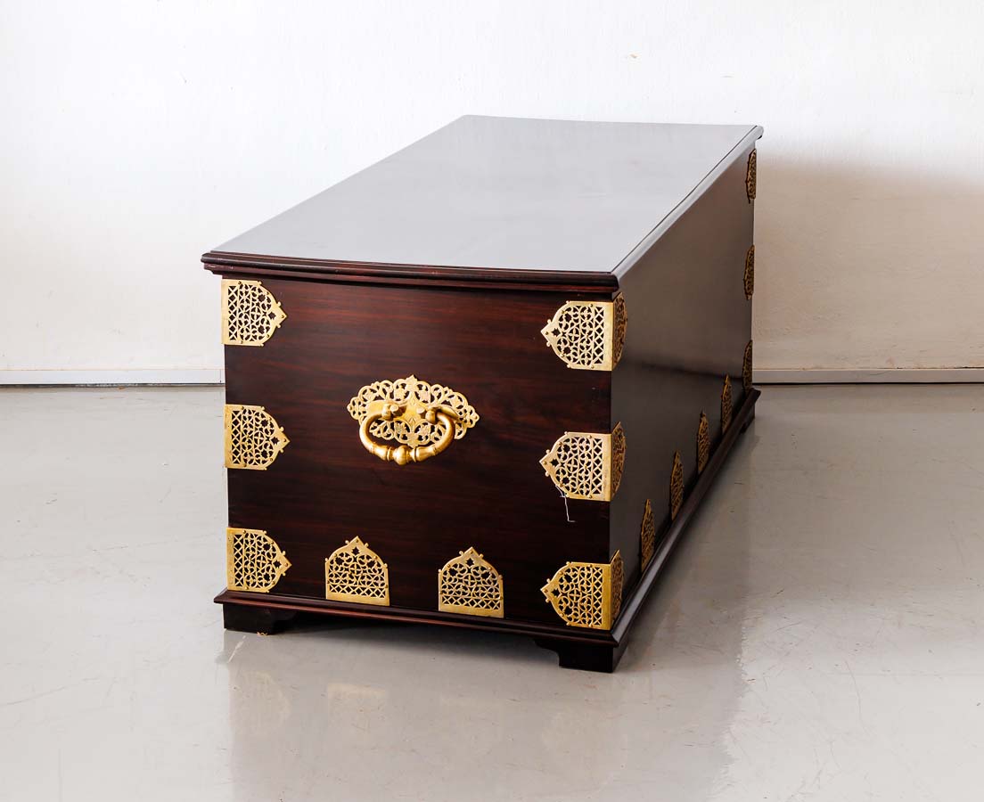 Dutch Colonial Brass Bound Chest - The Past Perfect Collection