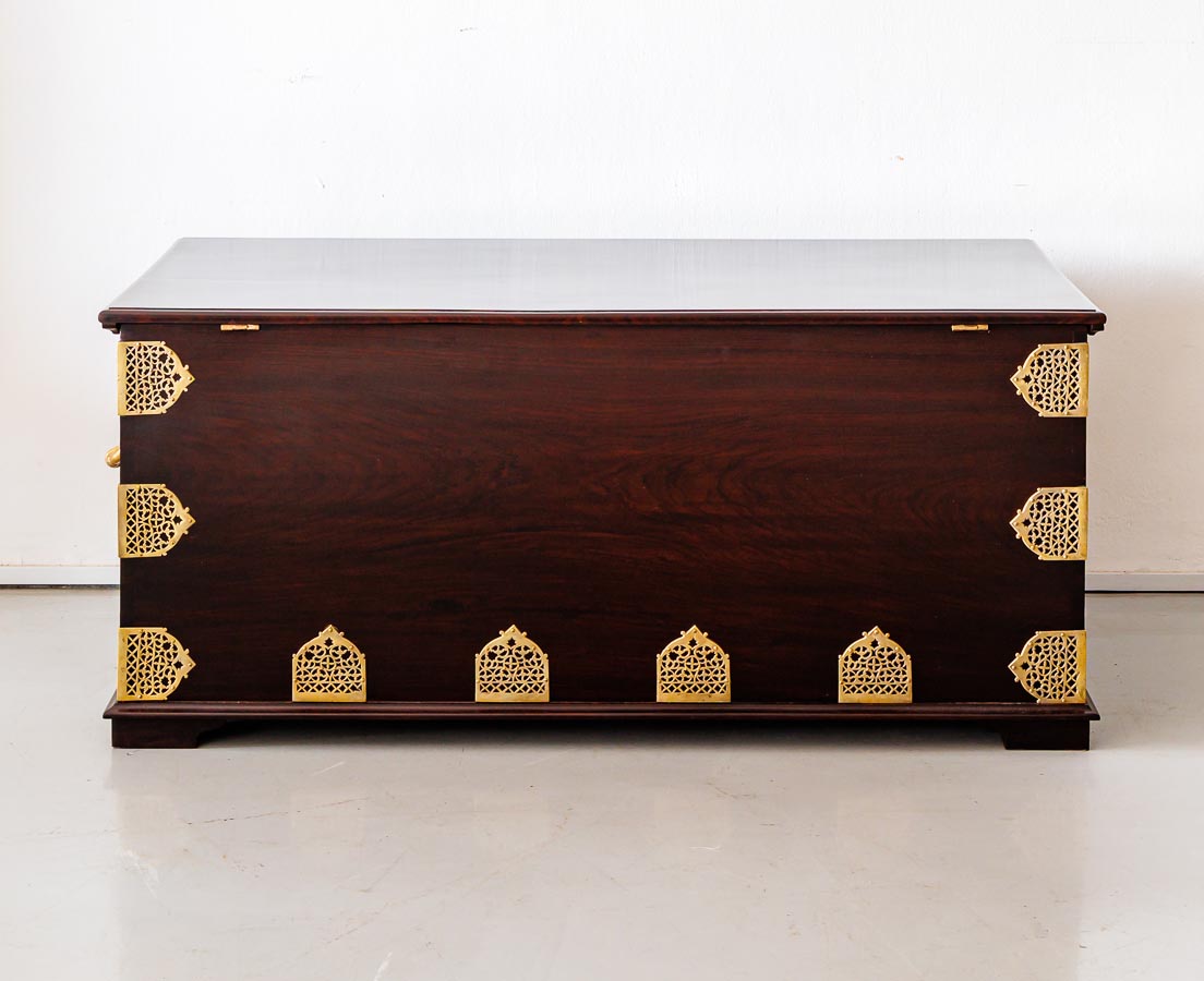 Dutch Colonial Brass Bound Chest - The Past Perfect Collection